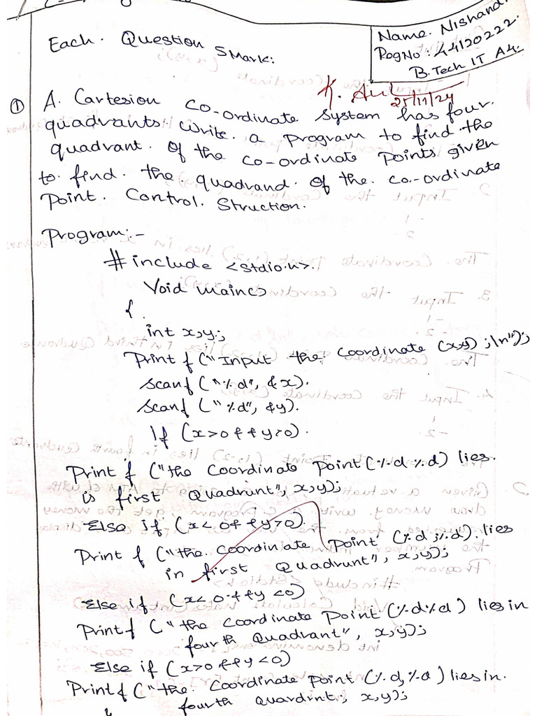 C Programming Assignments | PDF