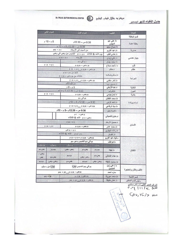 Dr. Talal Qutub Medical Center | PDF