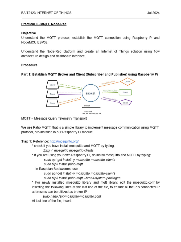 IoT Practical Guide for Students | PDF | Computing | Software