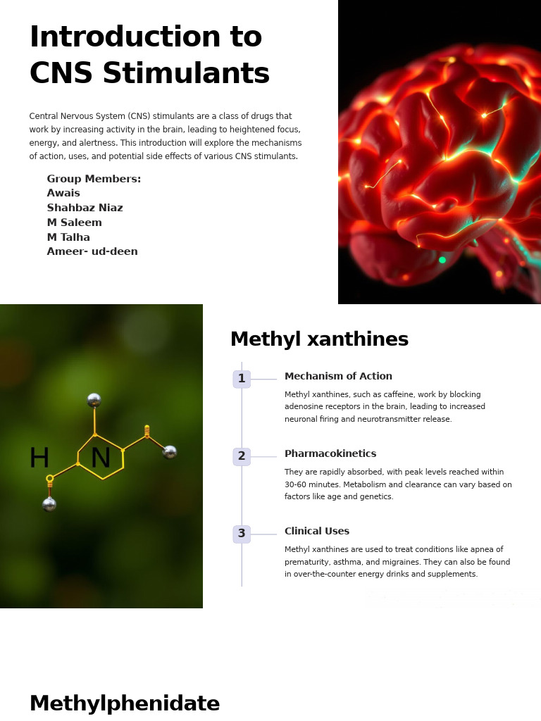 Copy-of-Introduction-to-CNS-Stimulants | PDF | Stimulant | Nicotine