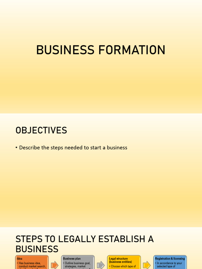 5.business Formation | PDF