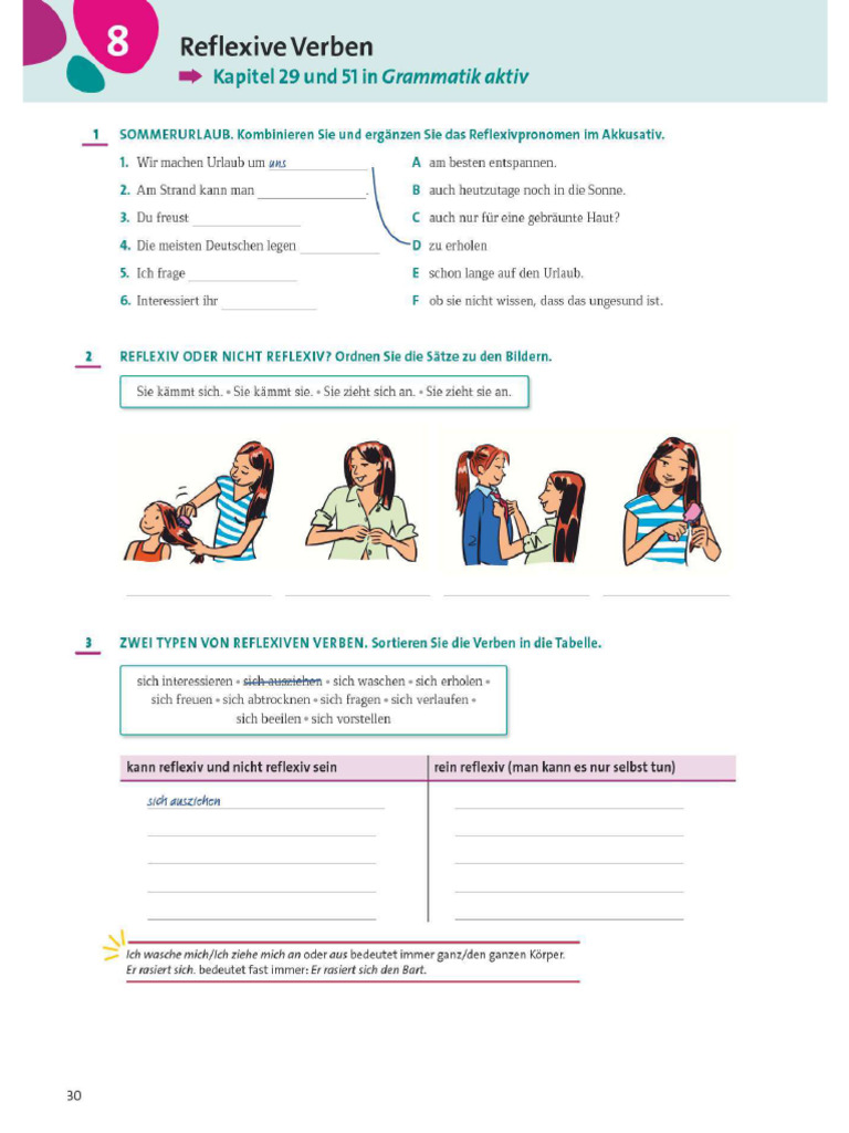 08.reflexive Verben | PDF