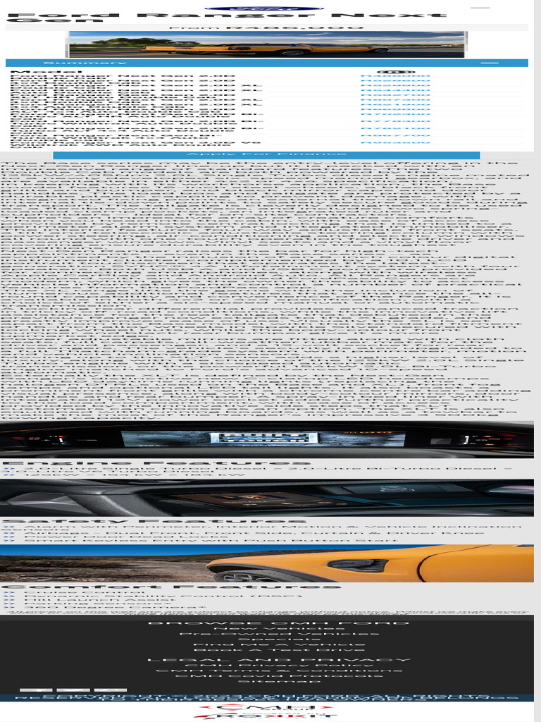 Ranger Next Gen - CMH Ford | PDF | Four Wheel Drive | Wheeled Vehicles