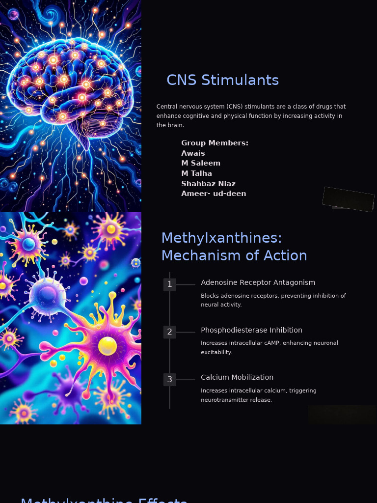 Overview of CNS Stimulants | PDF | Stimulant | Psychoactive Drugs
