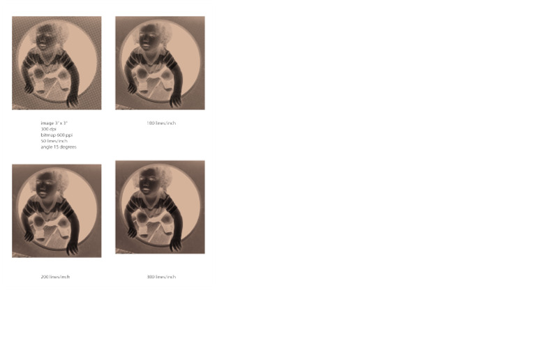 Lines Per Inch Examples (Start As Negaive) | PDF