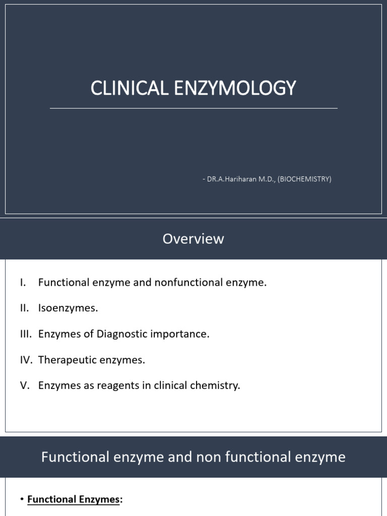 Clinical Enzymology 11.05.2022 | PDF | Lactate Dehydrogenase | Enzyme