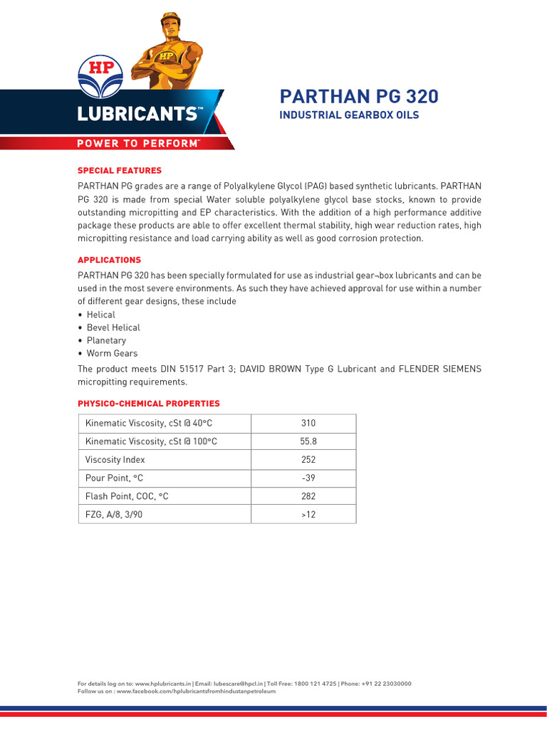 Parthan PG 320 | PDF