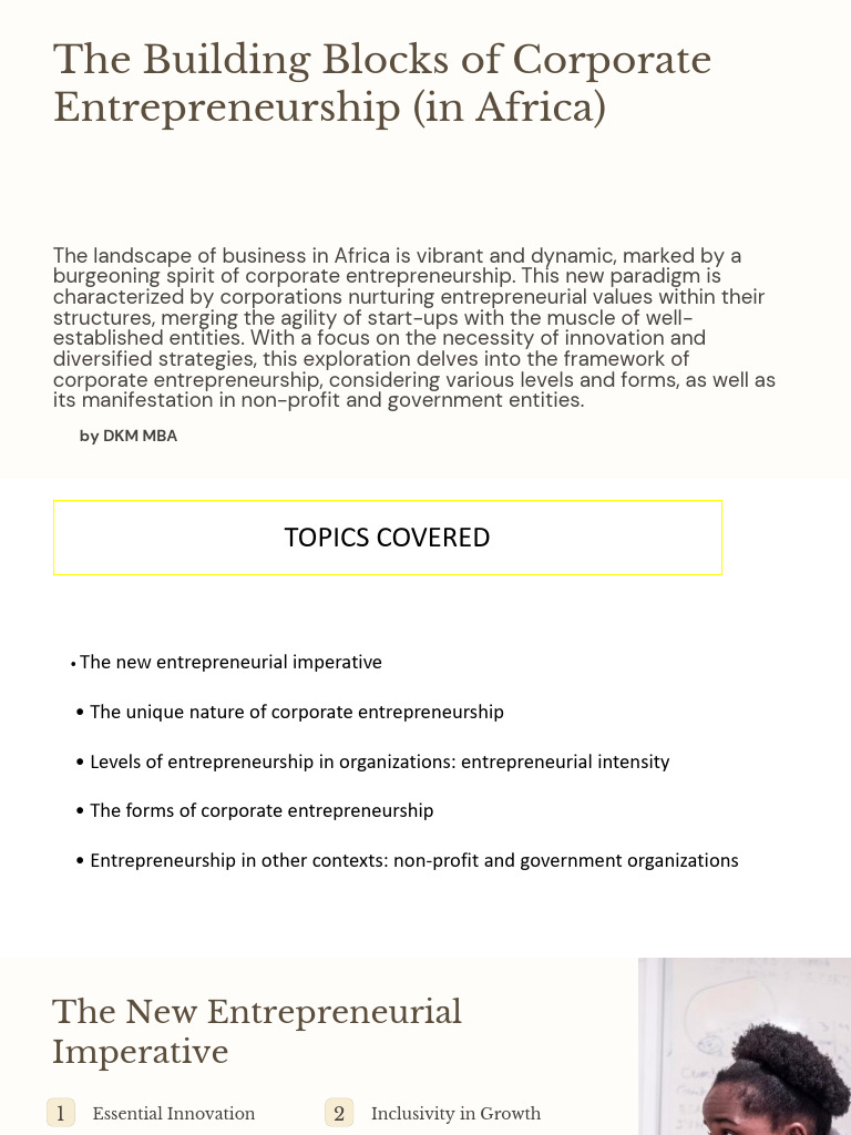 TheBuidling Blocks ofCorporateEntrepreneurship-in-Africa | PDF ...