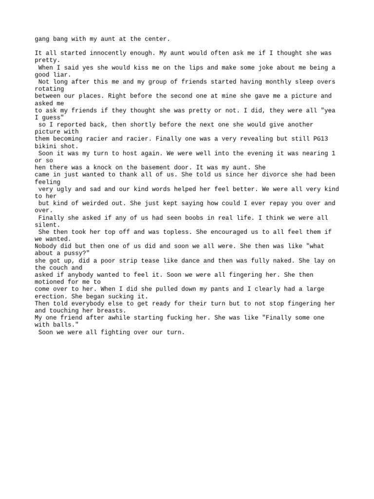 Aunts Gangbang | PDF