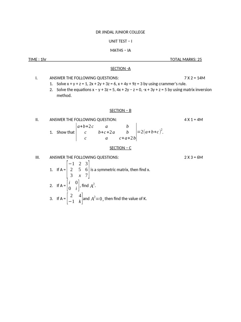 Unit 1 1a | PDF