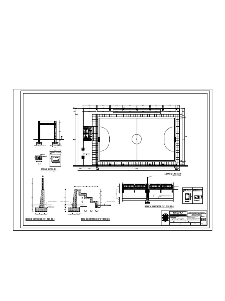 4.estructuras Cerco Permetrico-Model | PDF | Ingeniería estructural | Ingeniero civil