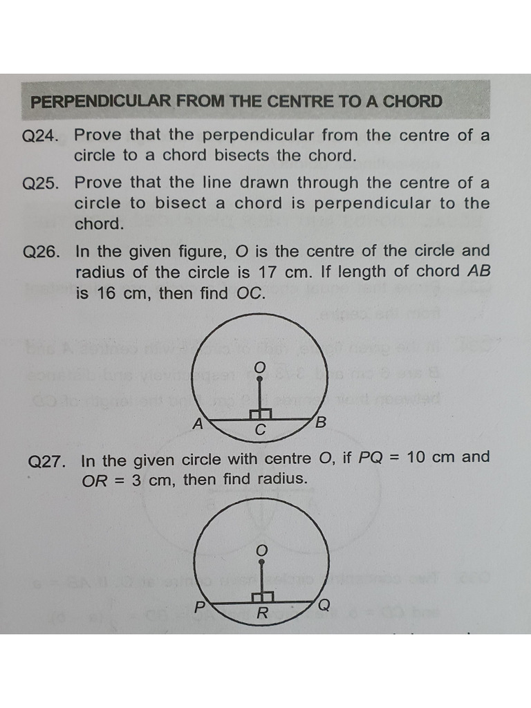 9 (M) Circles Questions | PDF