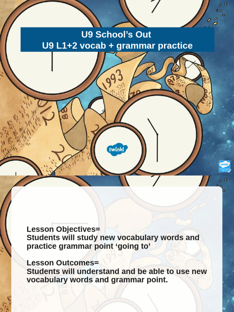 New Vocab + Future Tense | PDF