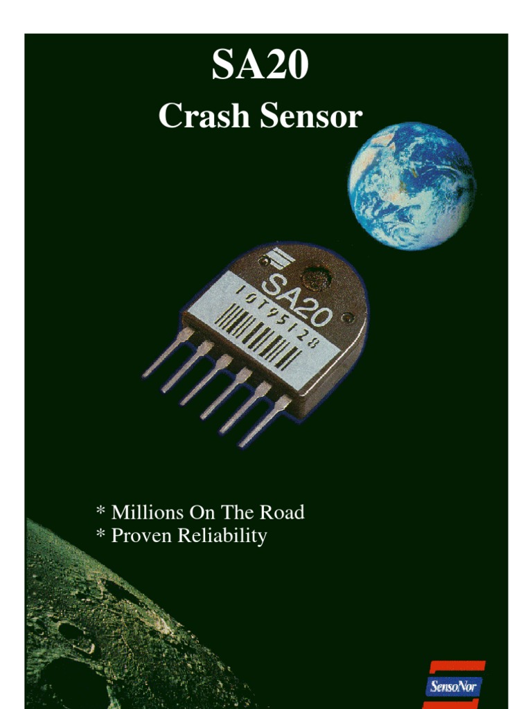 Crash Sensor | PDF | Manufactured Goods | Applied And Interdisciplinary ...