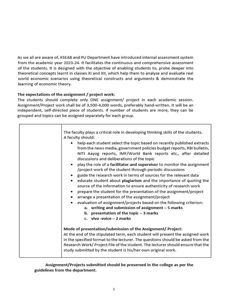 I & II PUC KEY For Assignment Questions | PDF | Cost Of Living | Demand