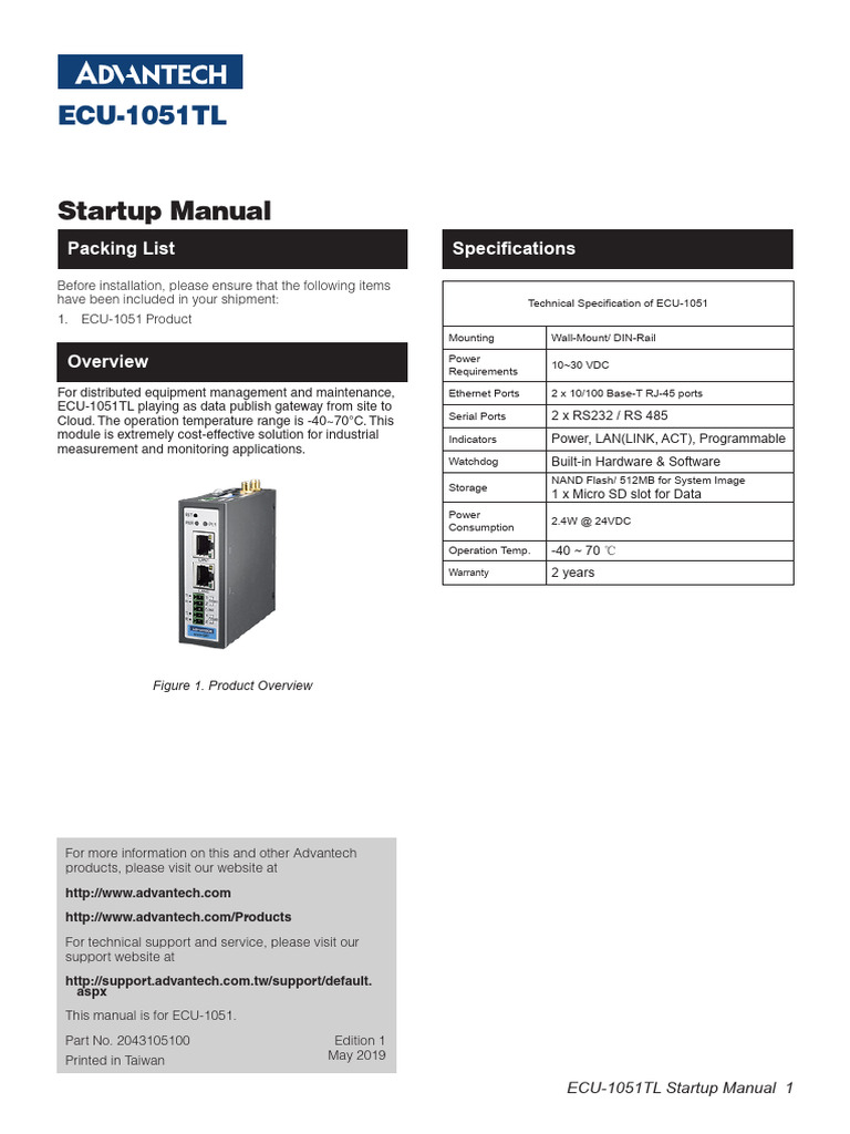 ECU 1051 Startup - Manual | PDF | Booting | Electronics