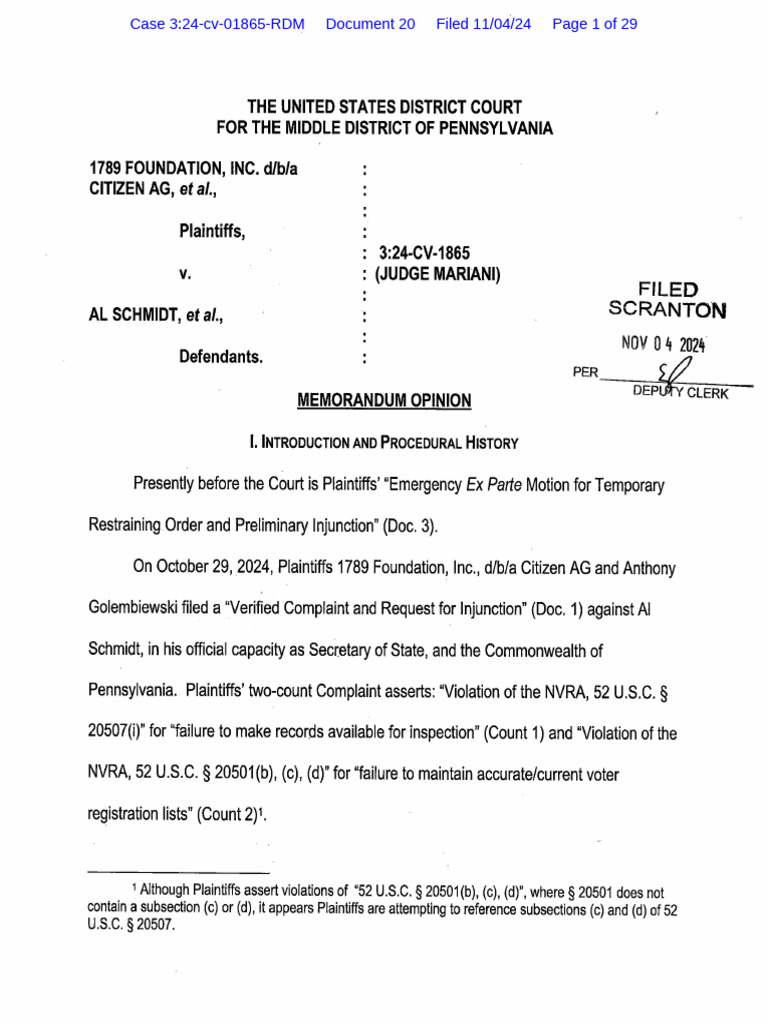 Judges Memorandum | PDF