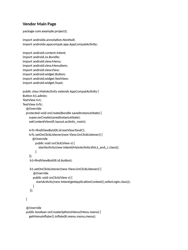 code | PDF | Android (Operating System) | Computing Platforms