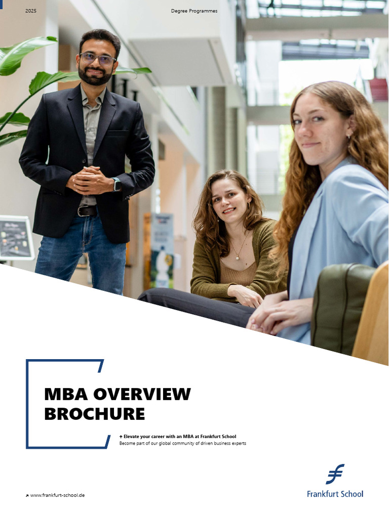 FS-2118_MBA_10-2025_Web | PDF | Master Of Business Administration | Entrepreneurship