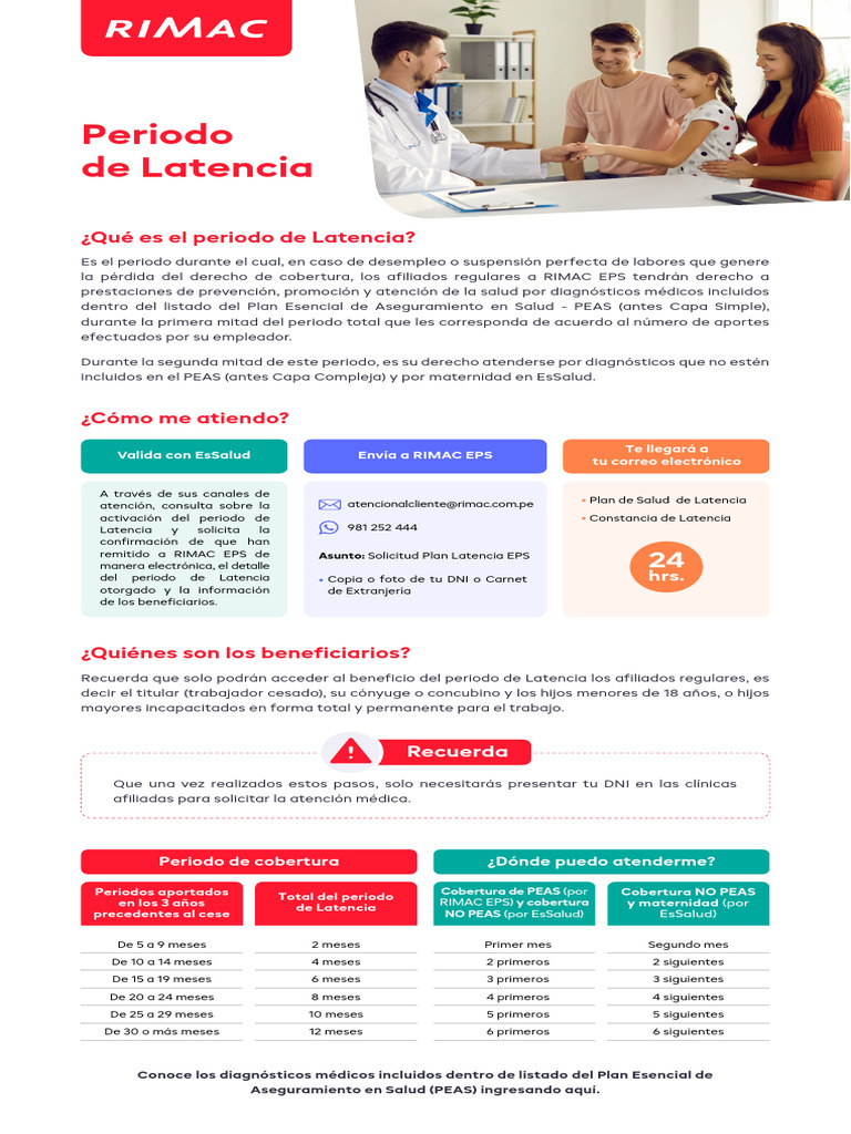 Latencia Rimac Eps CM | PDF