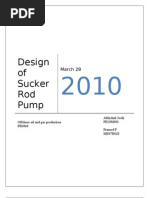 The Rod Pumping - System Design | PDF | Torque | Pump