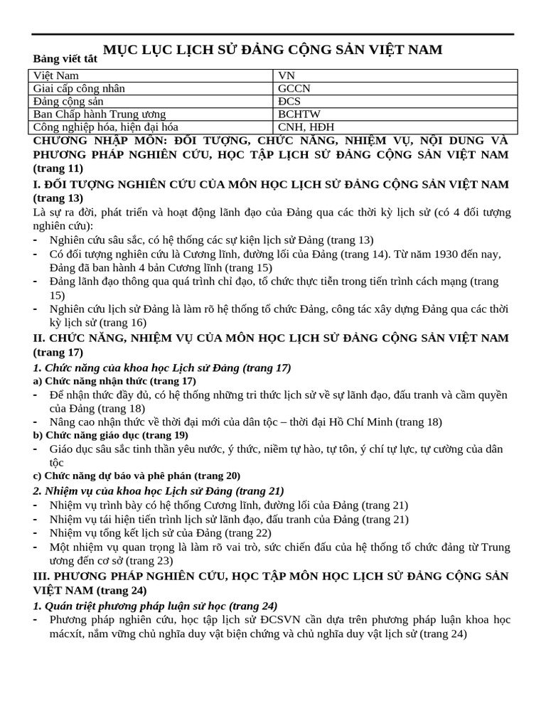 M C L C LSĐCSVN | PDF