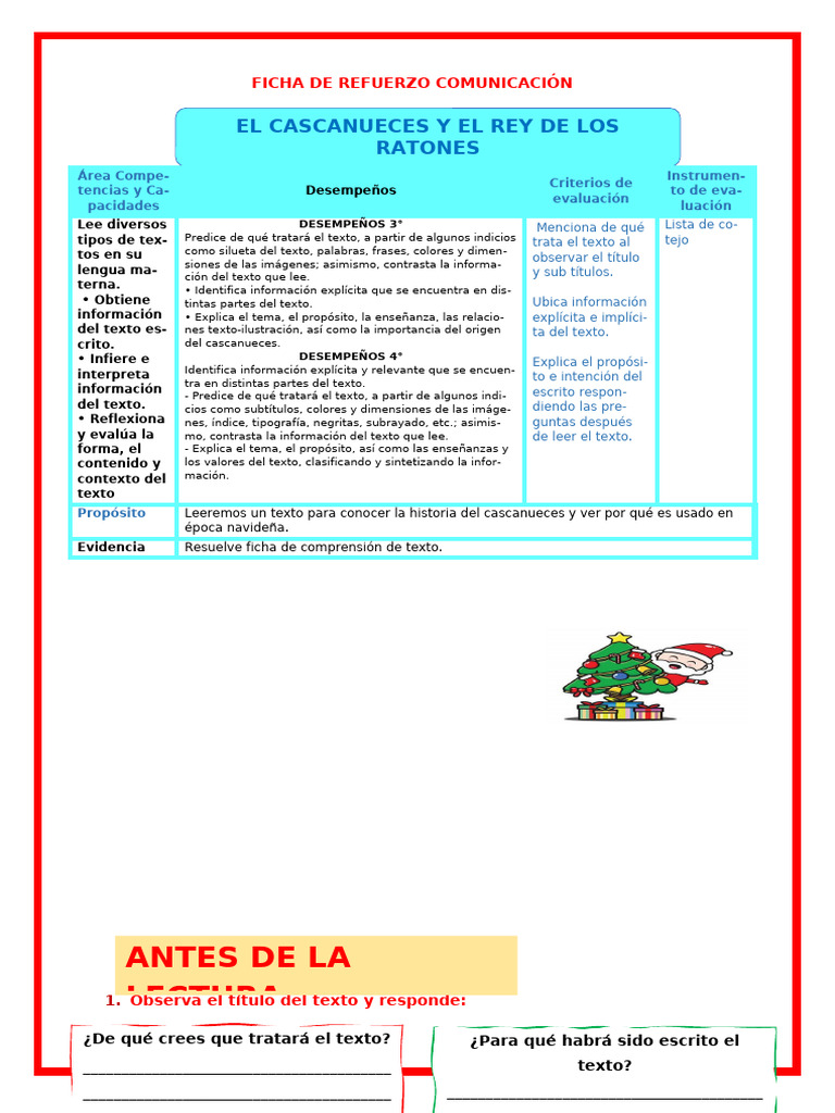 F. Reforz Comu Cascanueces y Rey de Los Ratones Maestras de Primarias ...