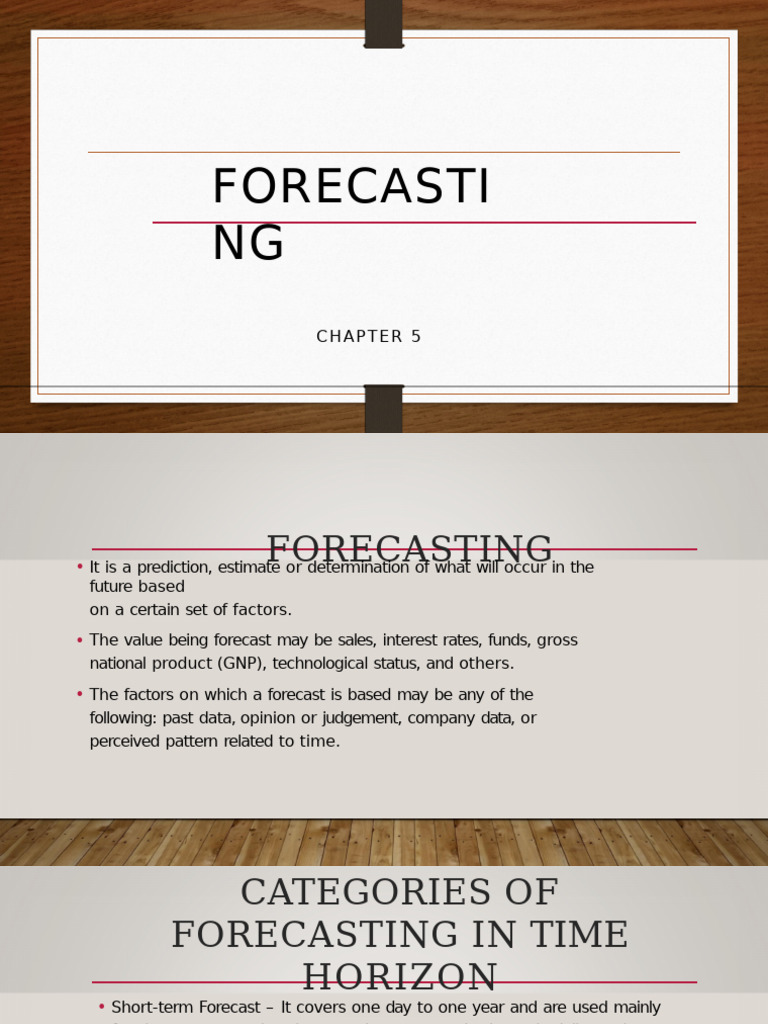 Forecasting | PDF | Forecasting | Linear Regression
