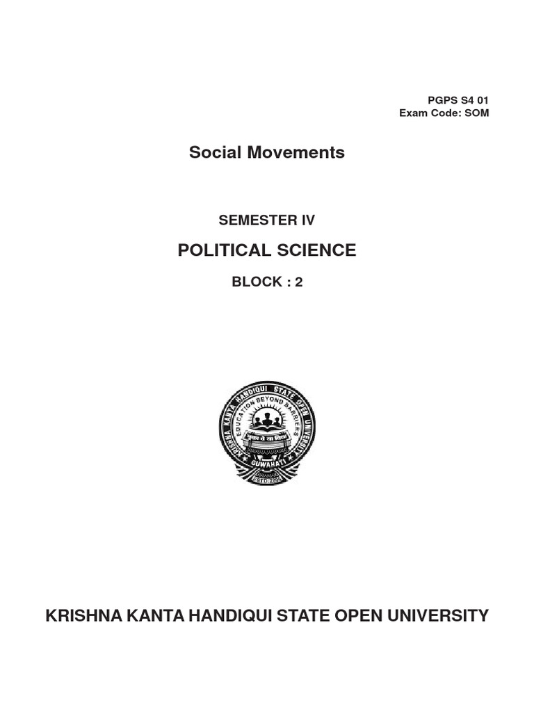 Social Movements in Political Science | PDF | Social Movements | Peasant