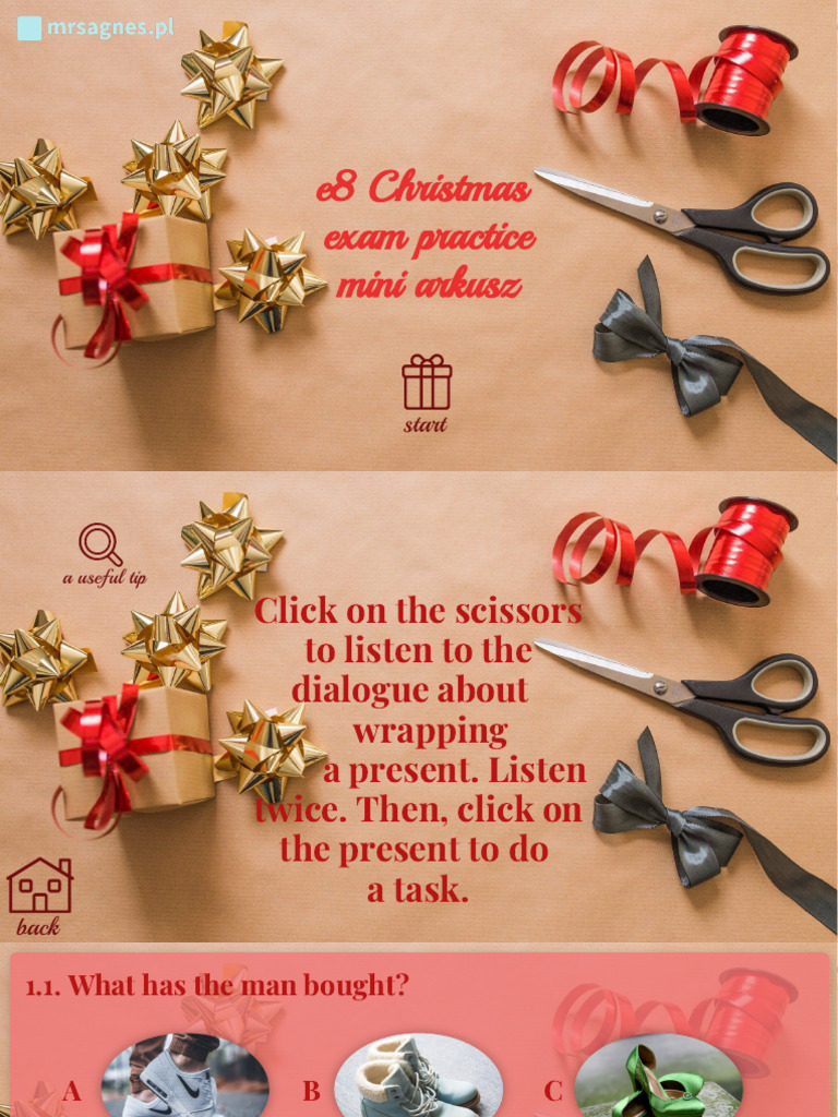 Christmas E8 Mini Arkusz Z Erin | PDF