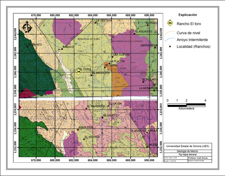 Toro 240507 Mapa GNRL Geologia | PDF