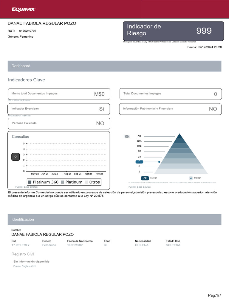Informe Oficial DICOM Platinum 360-1 | PDF | Bancos