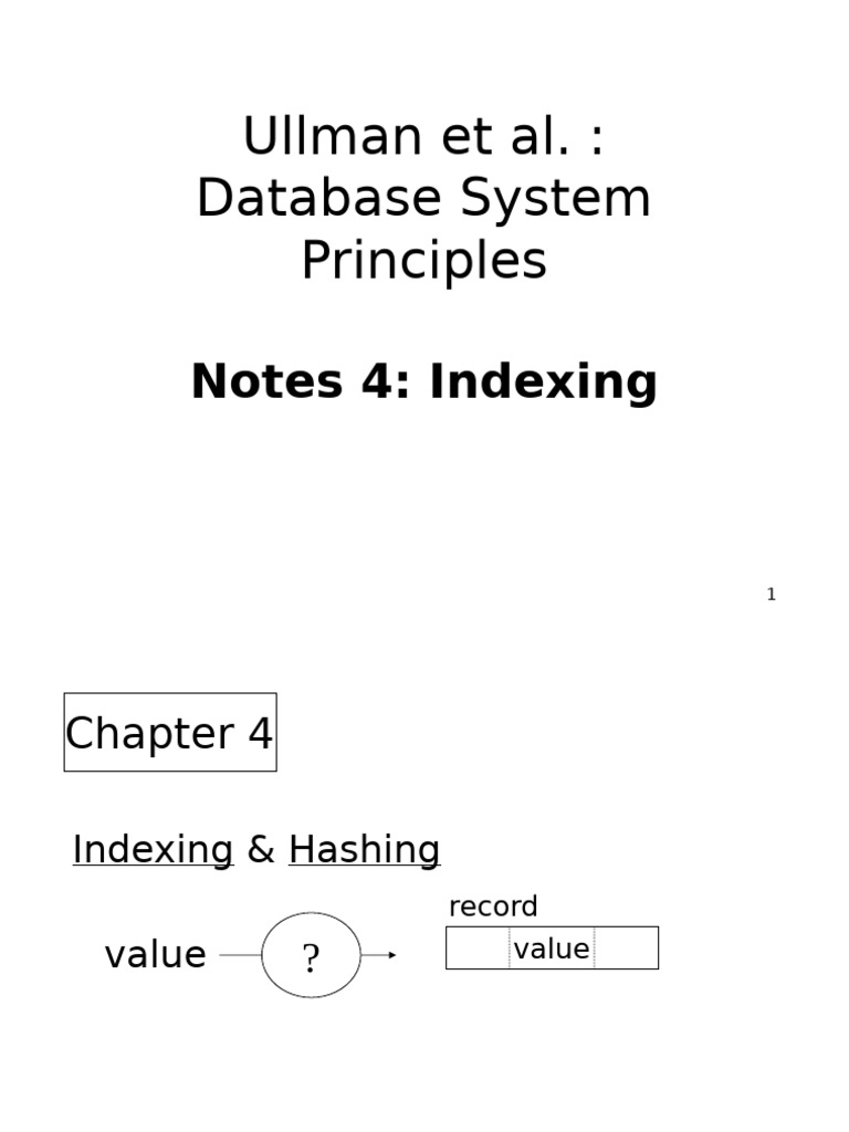 03 UW Indexing (1) | PDF | Database Index | Information Technology Management