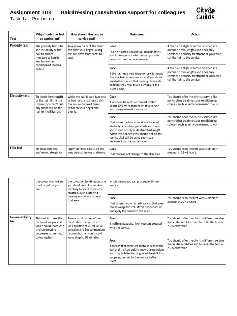 303 task 1A | PDF | Porosity | Hair