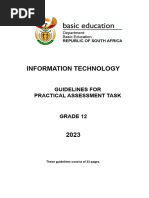 Grade 12 IT Practical Assessment Guidelines | PDF | Databases | Human ...