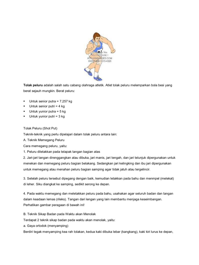 Tolak Peluru | PDF
