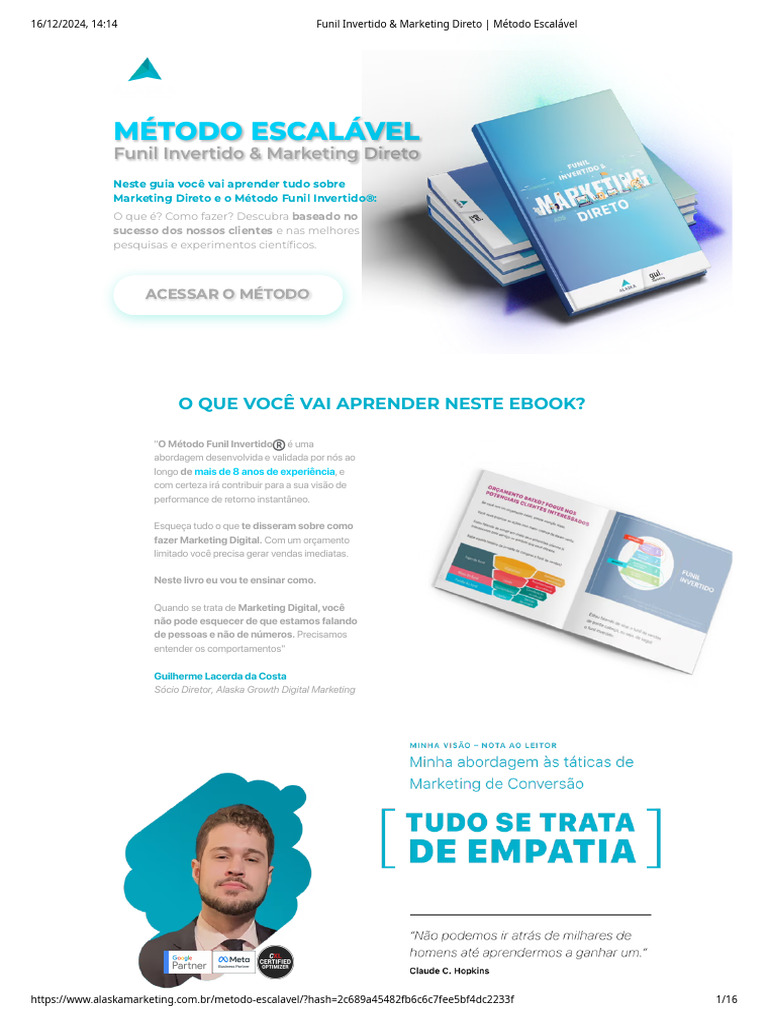 Funil Invertido & Marketing Direto _ Método Escalável | PDF | Marketing ...