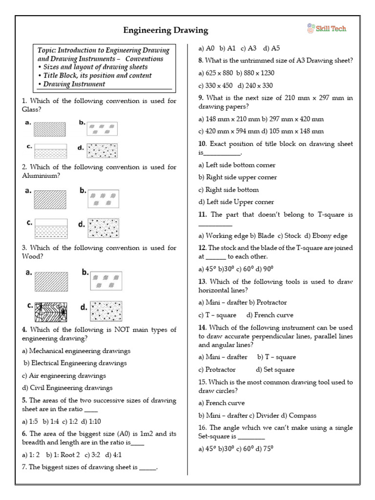 1st Yr Engineering Drawing 26.08.24 | PDF | Triangle | Circle