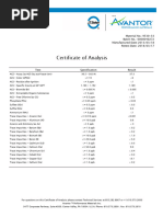 COA-70770L4C25-412342801GW Finar HCL | PDF | Hydrochloric Acid | Chlorine