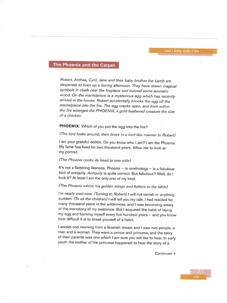 The Phoenix and the Carpet | PDF