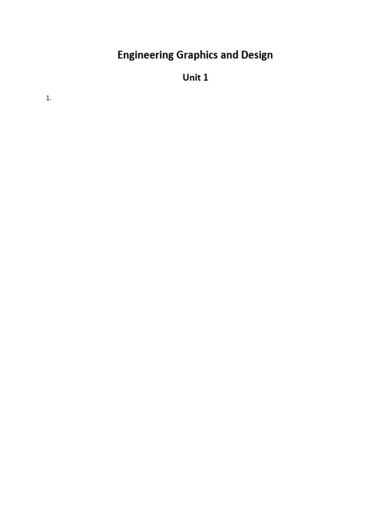 Engineering Graphics QB - LR - Compiled | PDF | Length | Area