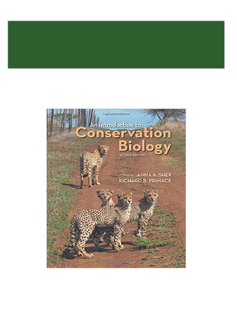 Complete (Ebook PDF) An Introduction To Conservation Biology 2nd ...