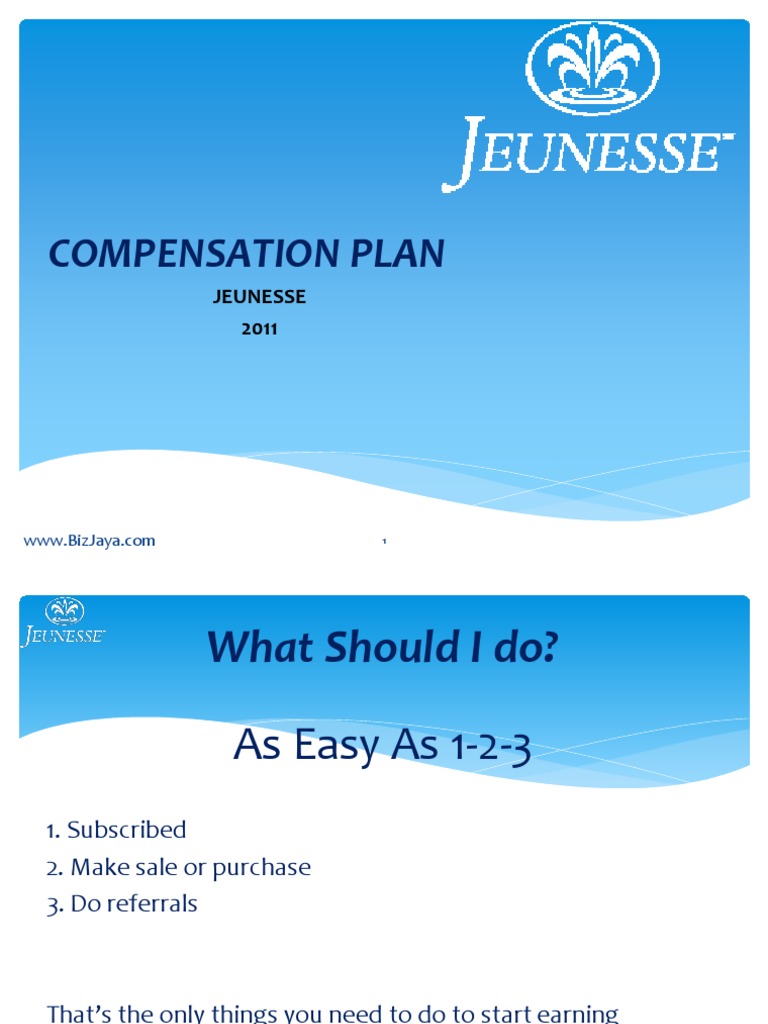 Jeunesse Compensation Plan | PDF | Retail | Microeconomics