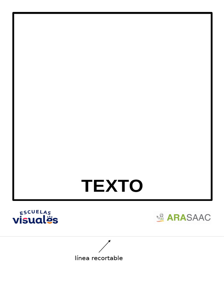 Plantilla Pictogramas - Escuelas Visuales | PDF