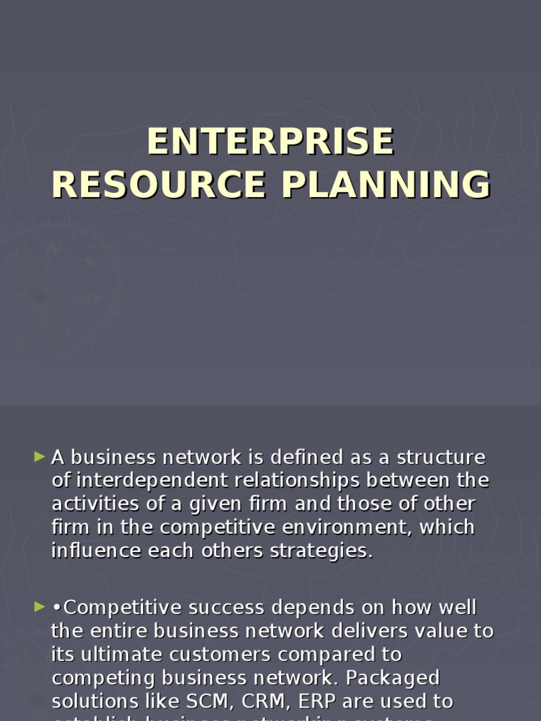Enterprise Resource Planning | PDF | Enterprise Resource Planning ...