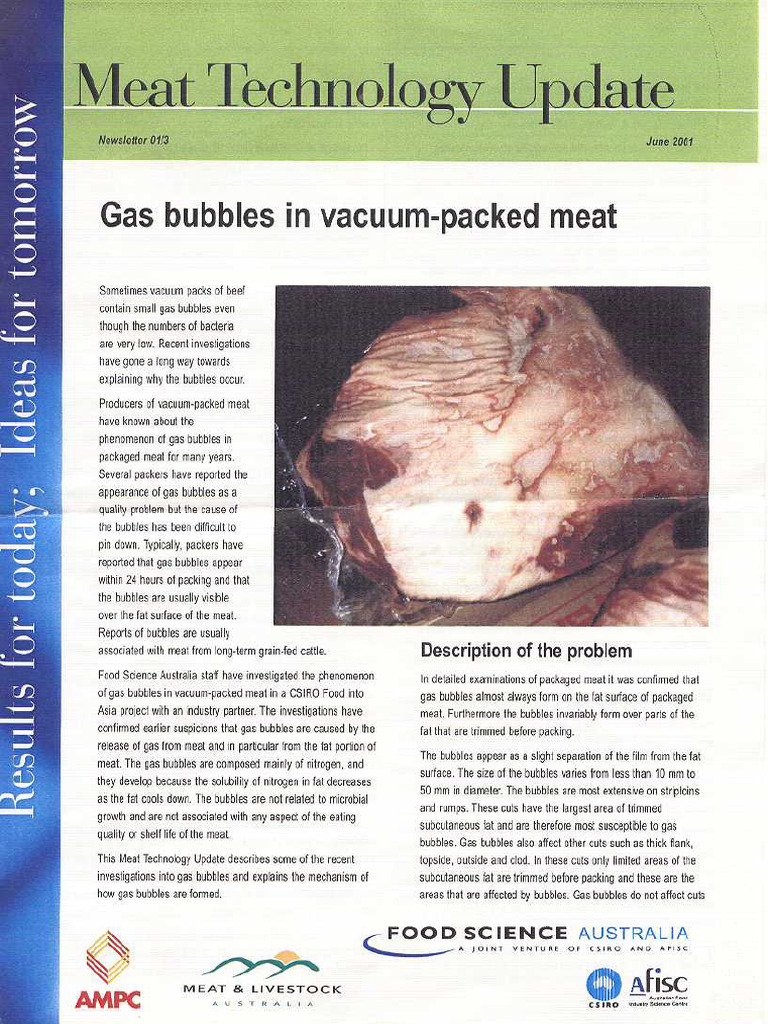 Austalia Bubbles Meat Tech | PDF