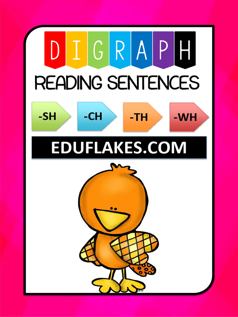 Digraph Sentences Grade1 | PDF