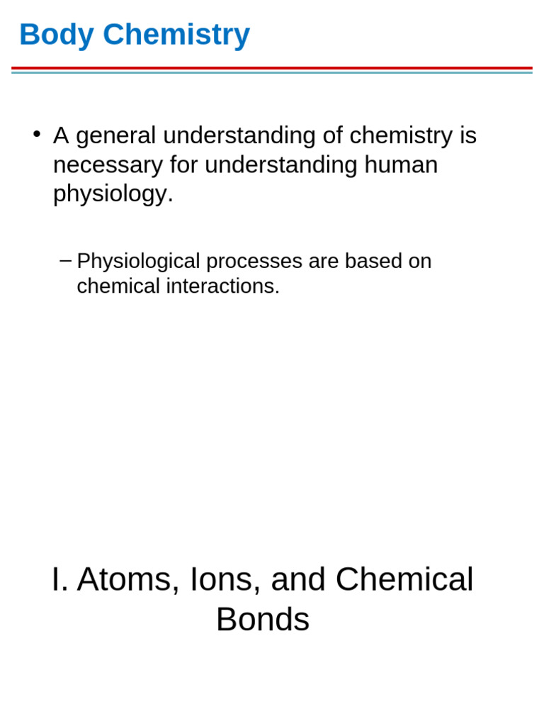 Chemical Composition of Body | PDF | Rna | Ion