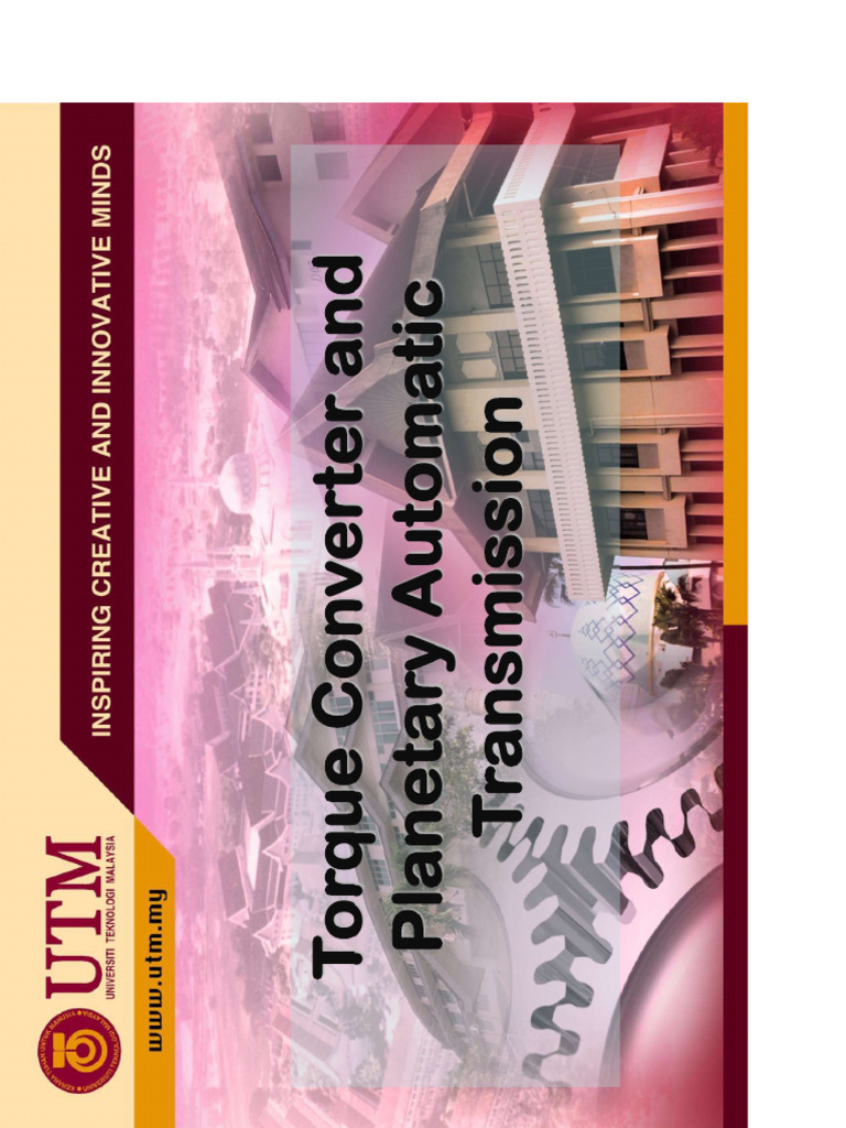 TOPIC 5-Torque Converter and AUTO TRANSMISSION | PDF