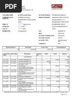 Bank Statement Header Temp | PDF